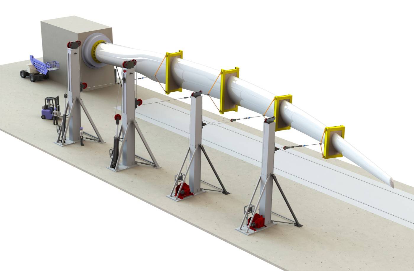 MTS Wind Turbine Blade Static Systems