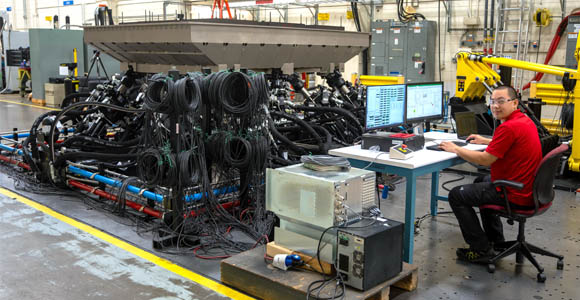 Large EV Battery Vibration Testing | MTS Systems