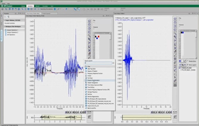 MTS RPC Connect Software Preview: Setup & Analyze Stages